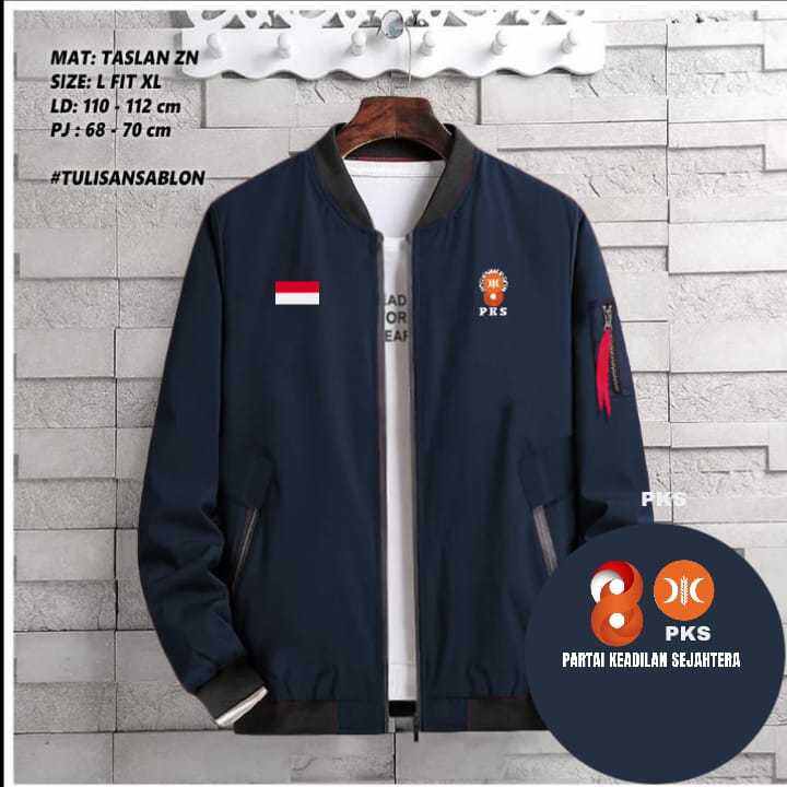 Jaket Partai PKS model bomber terbaru pilihan 2024 | Lazada Indonesia