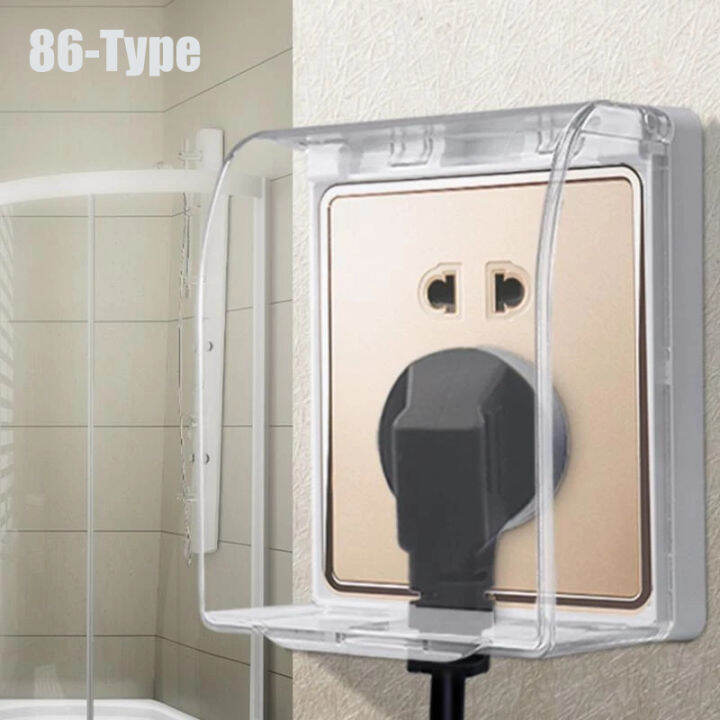 86 Type Waterproof Socket Switch Cover Electric Plug Dust Protector ...