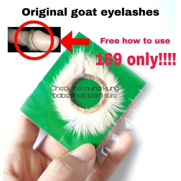 Original goat eyelashes/Pilik mata ng kambing or pampadulas | Lazada PH