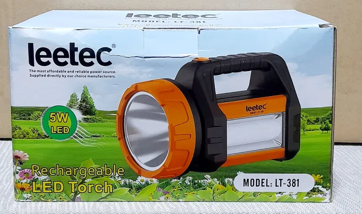 Leetec Rechargeable Led Torch. LT-381 | Lazada PH