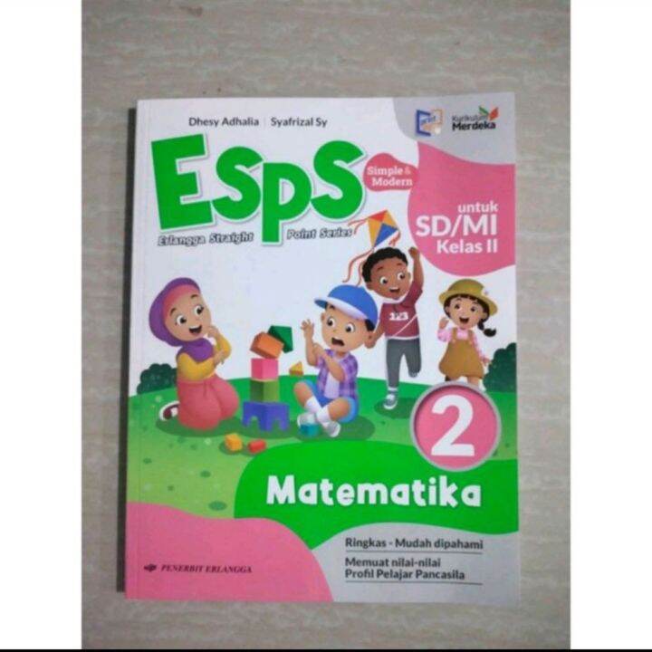BUKU ESPS MATEMATIKA SD/MI KELAS 2 KURIKULUM MERDEKA ERLANGGA | Lazada Indonesia
