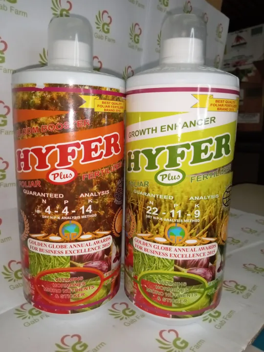 Hyfer Plus Foliar Fertilizer (Green and Red) 1L | Lazada PH