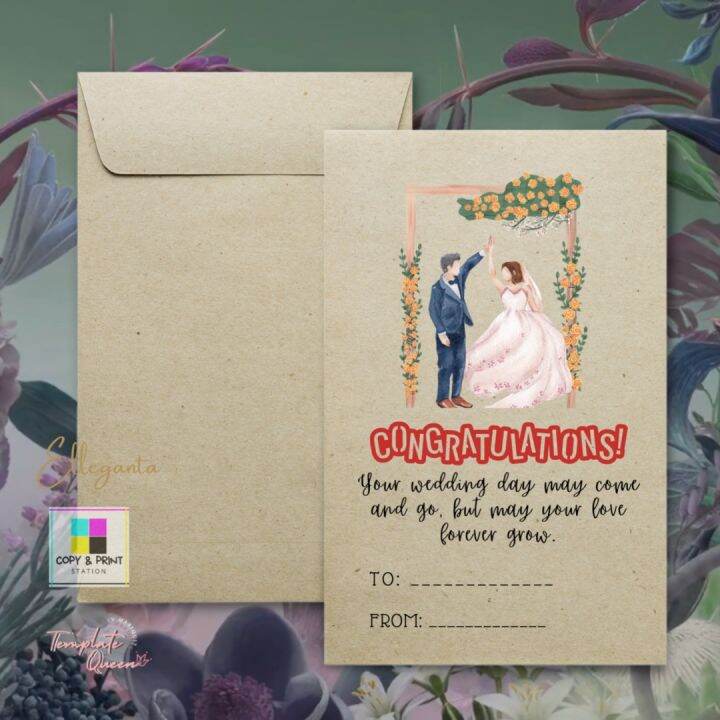 Customized Money Envelope for Wedding 30 PCS | Lazada PH