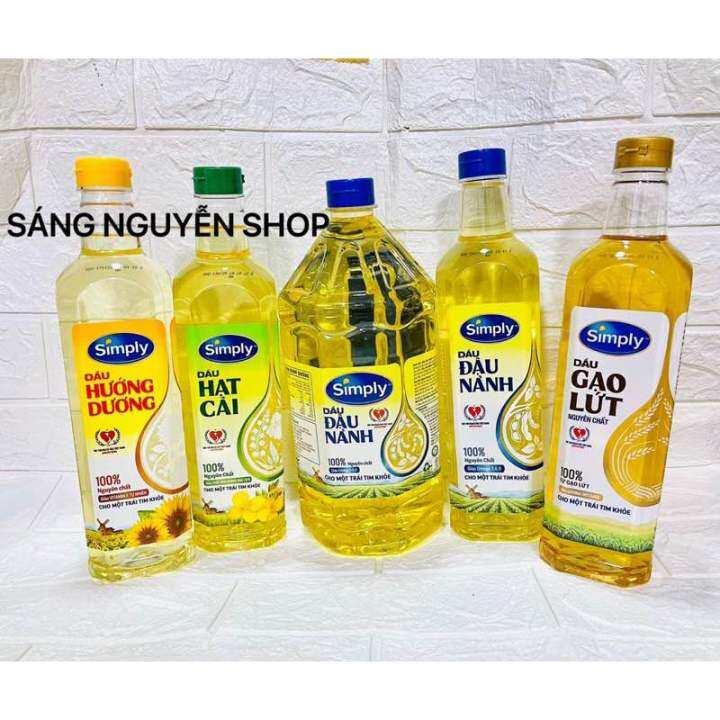 Dầu Ăn Đậu Nành Simply 1L-2L | Lazada.vn