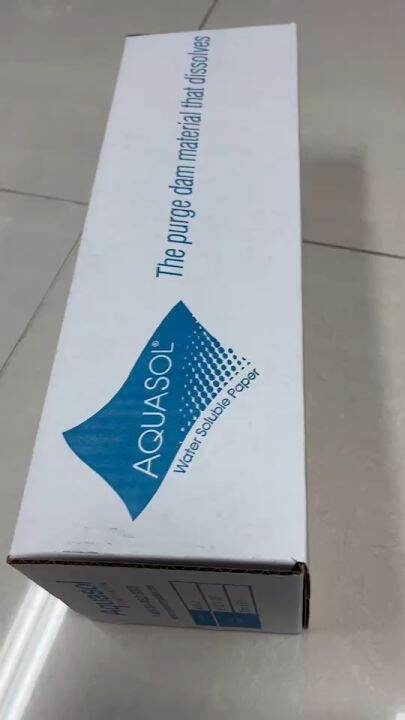 กระดาษซีลละลายน้ำ 31" ยาว 165ฟุต Aquasol® Water Soluble Paper ASW-60/R ...