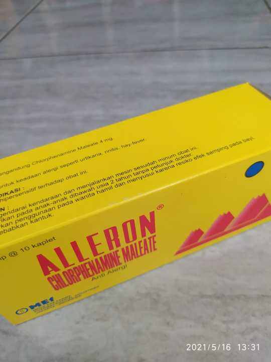 Alleron Tablet | CTM tablet Per Box | Lazada Indonesia
