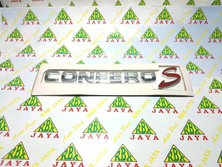 Logo Emblem Stiker Tulisan Timbul CONFERO S Original 23532222 | Lazada ...