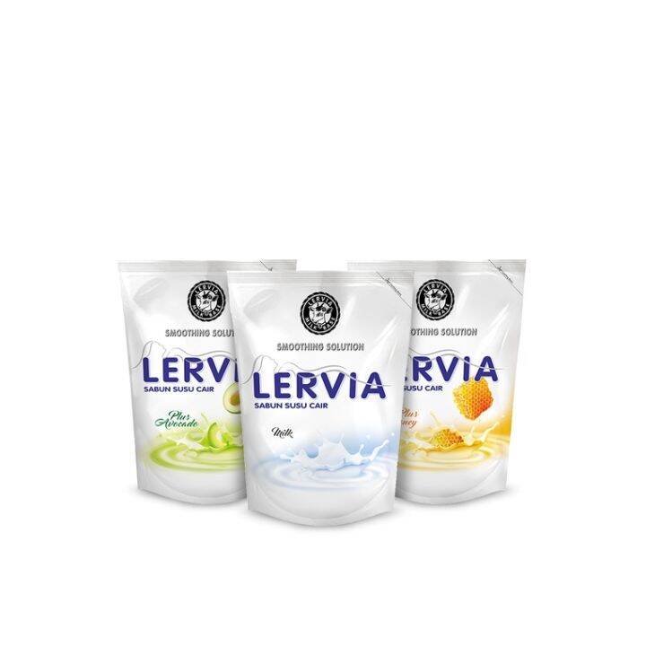 Lervia Sabun Cair Kemasan Refill 400ml | Lazada Indonesia