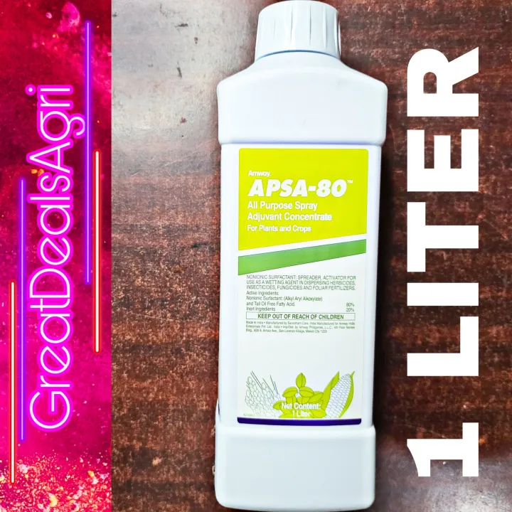 APSA-80 ALL PURPOSE SPRAY ADJUVANT CONCENTRATE FOR CROPS AND PLANTS (1 ...