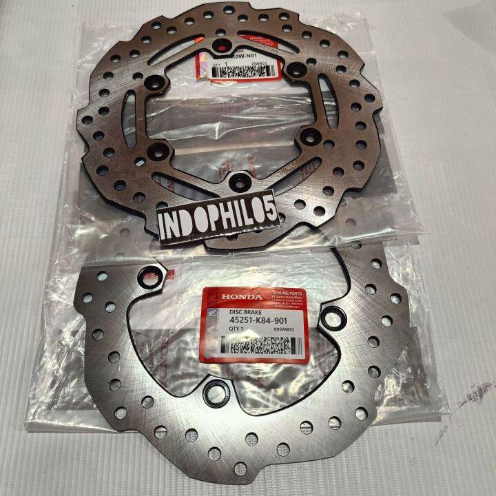 Brake Disc Plate Set Front Rear Adv160/Pcx160 Genuine | Lazada PH