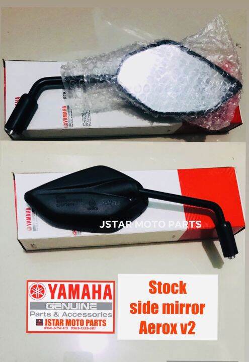 STOCK SIDE MIRROR AEROX V2 YAMAHA GENUINE | Lazada PH