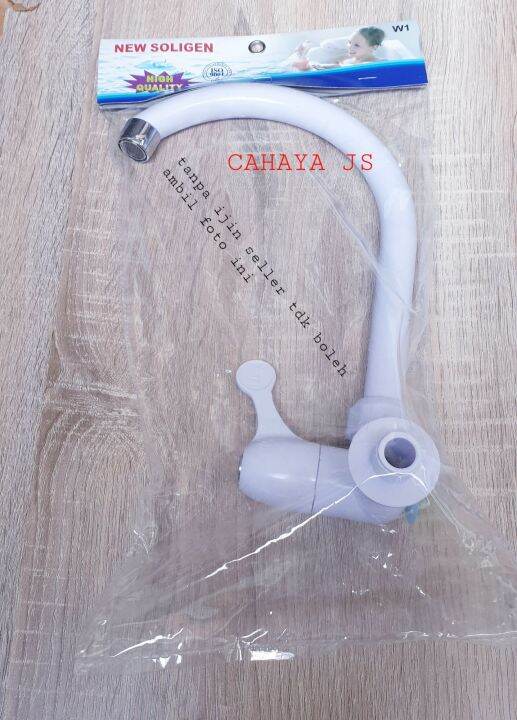 KRAN ANGSA PLASTIK TEMBOK/KRAN CUCIAN PIRING/KRAN SINK TEMBOK/KRAN ...