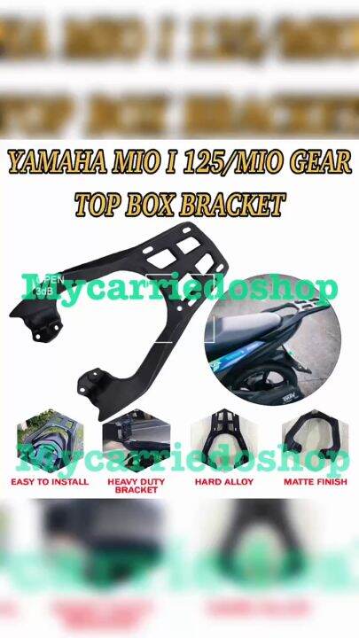 Yamaha Mio i 125 Raven Bracket / Mio i125/Mio i125s/ Mio gear Top Box ...