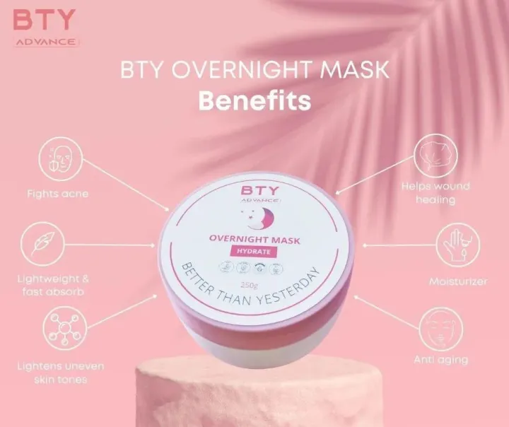 BTY ADVANCE CCGRAY OVERNIGHT MASK 250g | Lazada PH