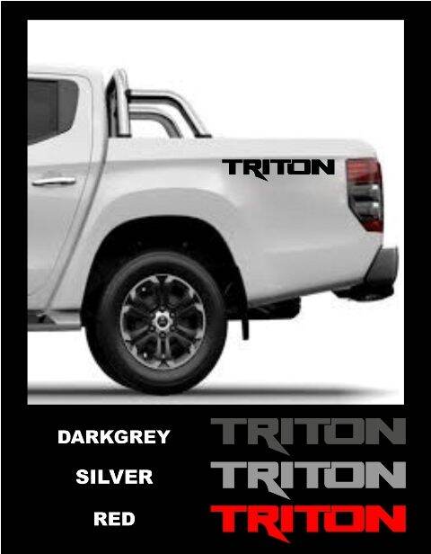 Mitsubishi Triton Sticker for Strada Side Body 2pcs Set | Lazada PH