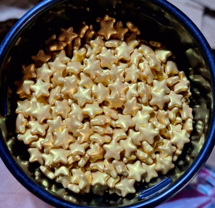 10mm GOLD STAR CANDY SPRINKLE TOPPER | Lazada PH