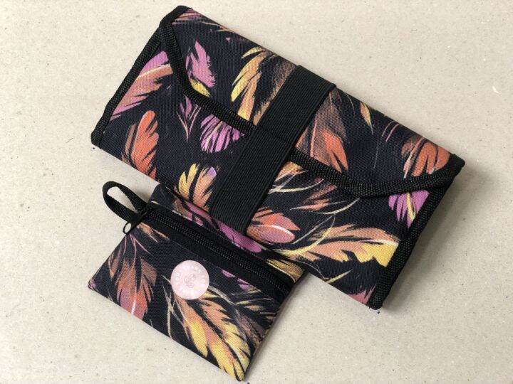 MONEY ORGANIZER 10 Compartments Double Closure Book type Money Bill ...