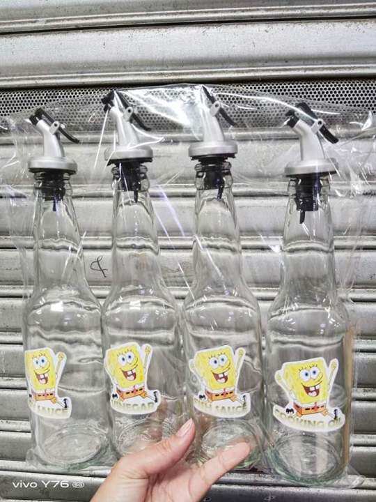 4PCS CONDIMENTS BOTTLES SPONGEBOB | Lazada PH