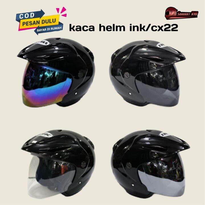COD/KACA HELM CX22 INK TRX VISOR KACA HELM BAWAAN HONDA KYT ROMEO ...