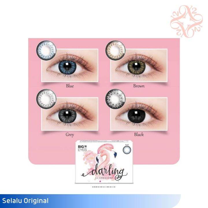 SOFTLENS X2 DARLING BIG EYES 16MM | Lazada Indonesia