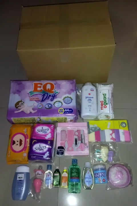 EQ Dry Econo Pack Diapers Newborn Tape 44's Package Set for baby boy or ...