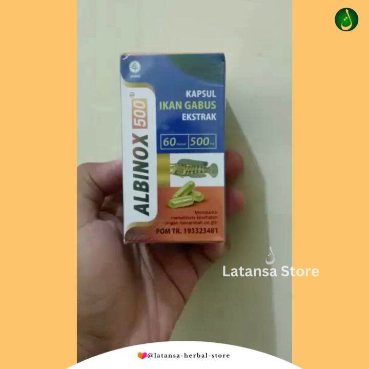ALBINOX - Kapsul Ikan Untuk Obat Mempercepat Luka Dalam Atau Luka Luar ...
