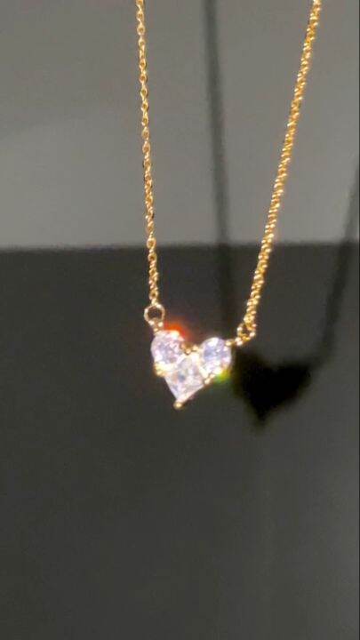 MAZEE Hearty Diamond Necklace | Lazada PH