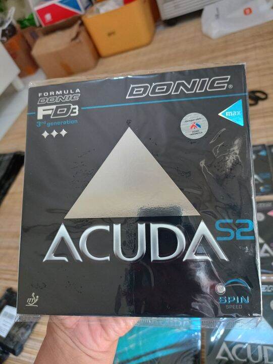 KARET TENIS MEJA DONIC ACUDA S2 BLUE ORIGINAL | Lazada Indonesia