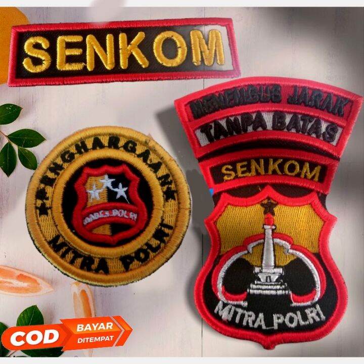 Bordir Senkom Timbul -Logo SENKOM 3D | Lazada Indonesia