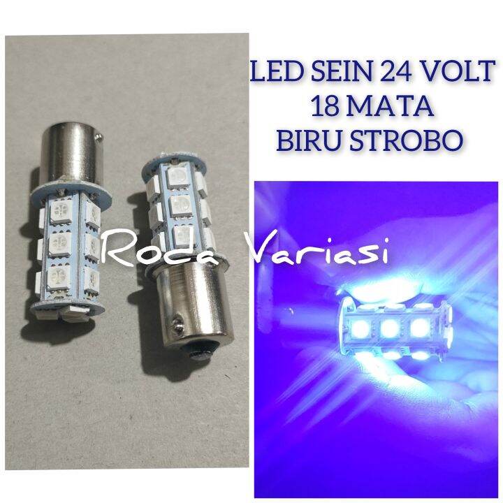 Lampu LED Sen Bus Dan Truck 24 Volt 18 Mata Strobo | Lazada Indonesia