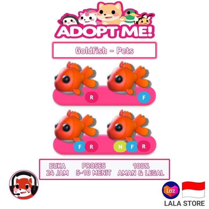 Adopt Me - Goldfish - Roblox | Lazada Indonesia