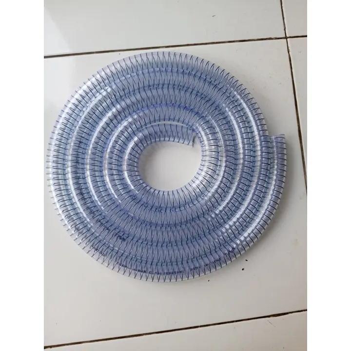 Selang Putih Pom Mini Selang Bening Kawat Spiral Ukuran 3/4 Untuk ...
