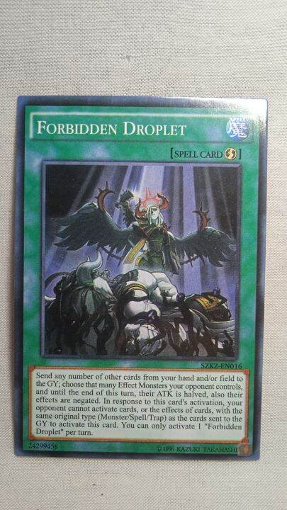 Forbidden Droplet (Class A) Yu Gi Oh! Trading Card Game | Lazada PH