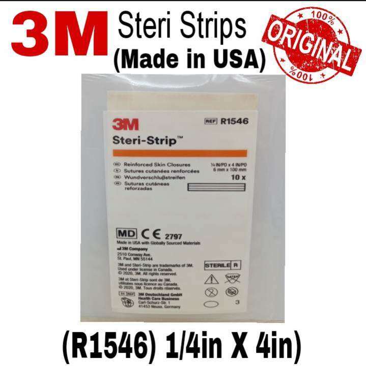 3M Steri Strip 1/4inch X 4inch (R1546) per piece (Made in USA) | Lazada PH