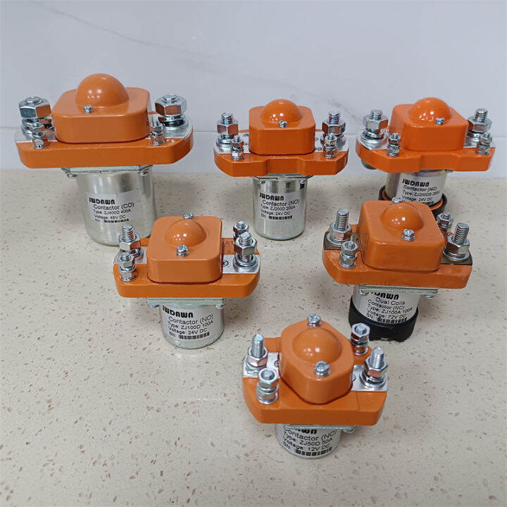 ZJ100A 12V 24V 36V 48V 72V 80V 100A DC Contactor 12 24 36 48 72 80 Volt ...