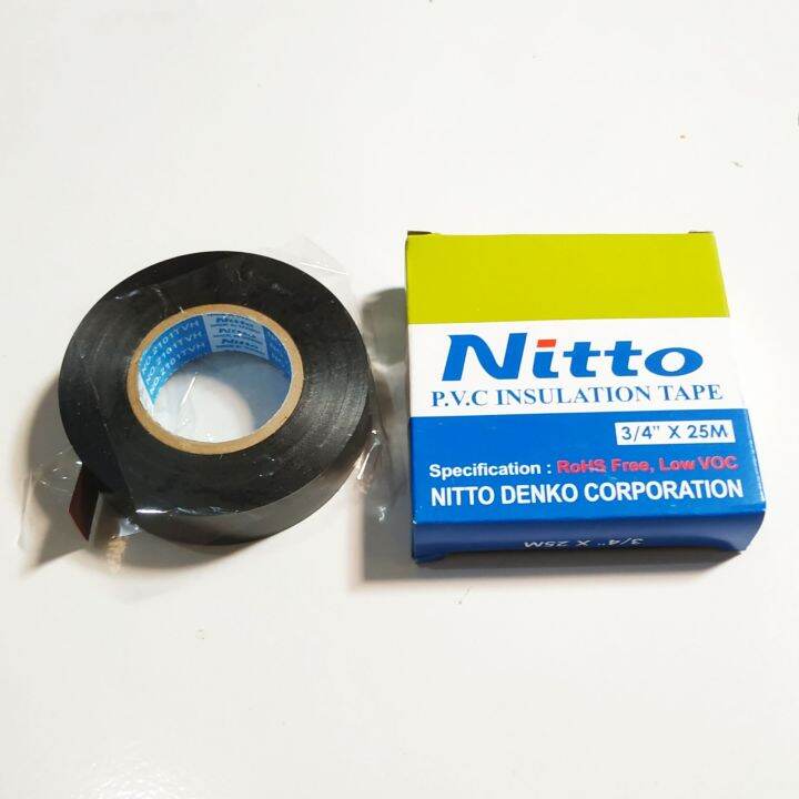 Isolasi listrik Nitto PVC INSULATION TAPE | Lazada Indonesia