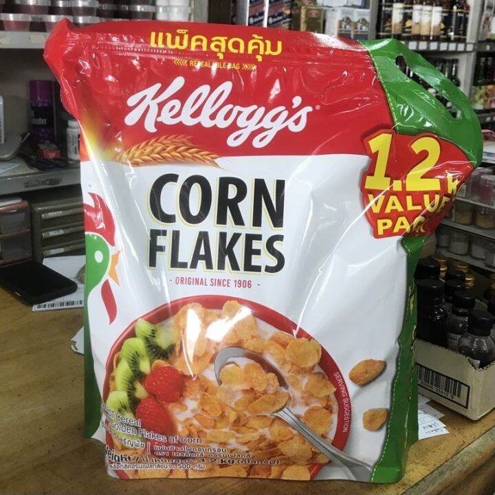 เคลล็อกส์ คอนเฟลกส์ (Kellogg Corn Flakes) 1.2 Kg. | Lazada.co.th