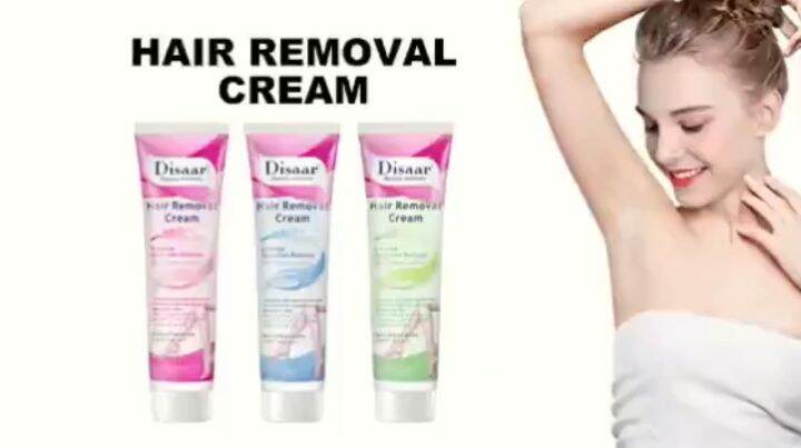 Disaar Hair Removal Cream Fast Gentle Body Hair Remove for Sensitive ...
