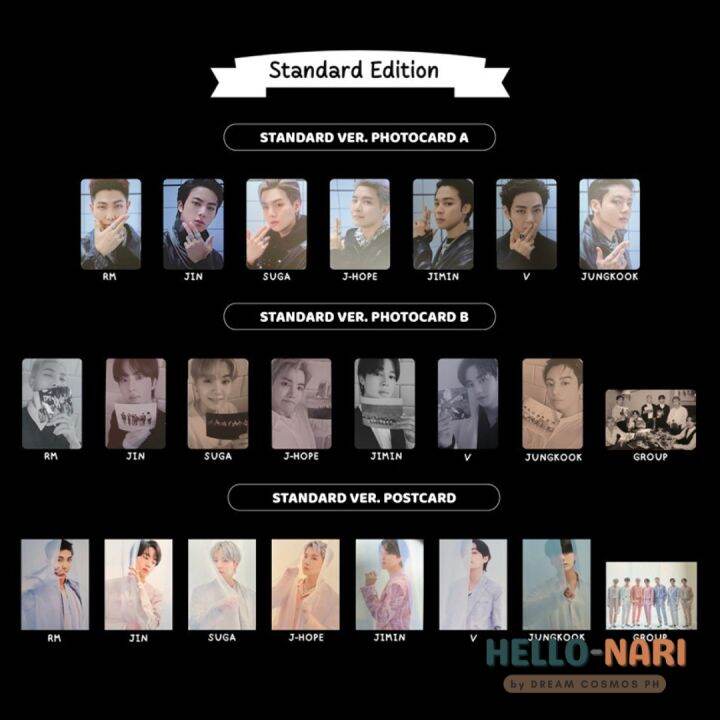 BTS Proof Standard Edition Official Album Photocards and Postcards | Lazada PH