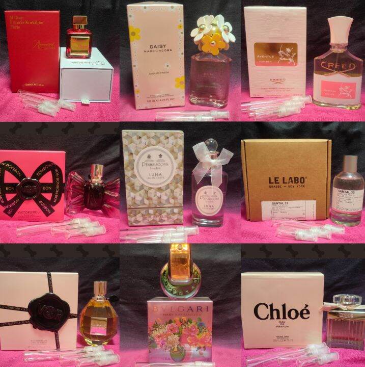 [MS] Decant / takal perfume samples for women batch 4 Rouge540 Bonbon ...