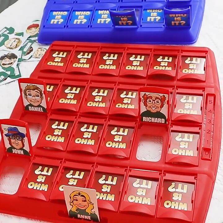 Gaming Guess Who? Classic Board Game Funny Family Guessing Games Kids ...