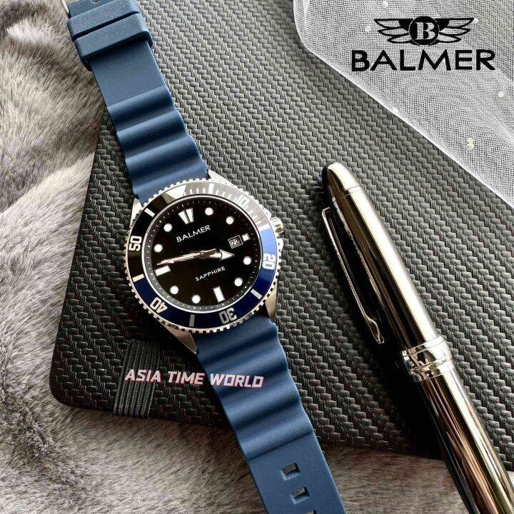 [Original] Balmer 8174G SS-45 Sapphire Men's Watch with Black Dial and ...