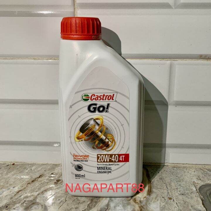 Oli CASTROL GO 800ML 1 DUS ISI 24 (BISA BELI SATUAN/DIECER) | Lazada ...