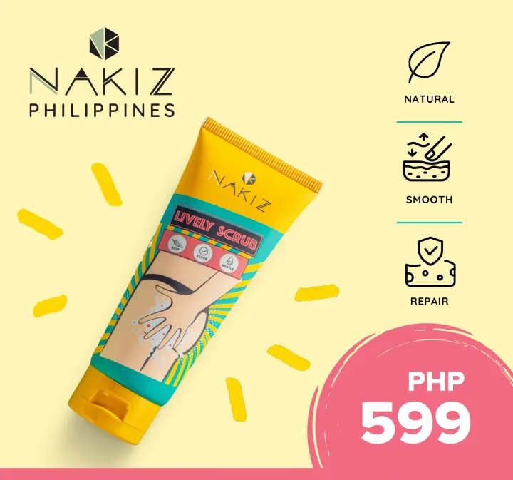 NAKIZ LIVELY SCRUB, a scrub product for buttocks, groin, armpits ...