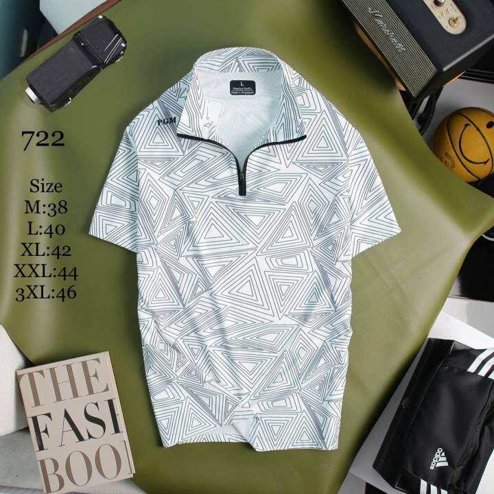 เสือโปโลผู้ชาย คอปกแขนสั้น ใส่ตีกอล์ฟ ใส่ลำลอง polo man JL02 | Lazada.co.th