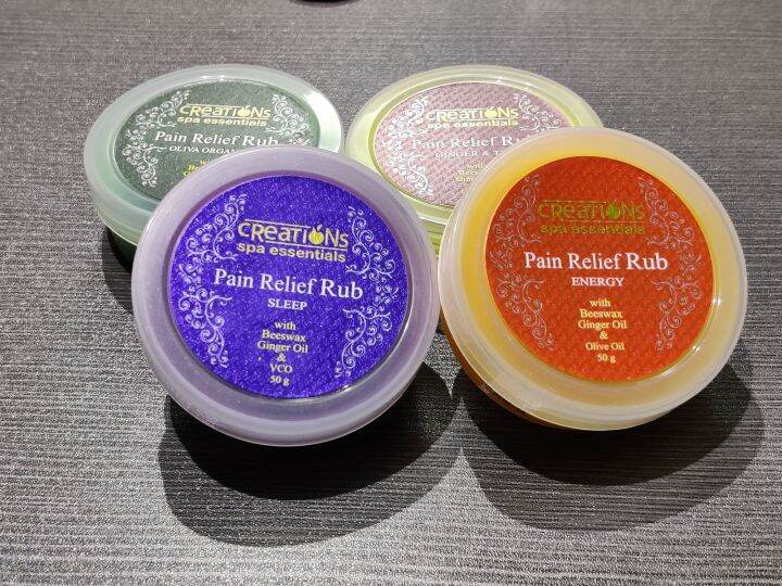 Original Creations Spa Essentials Pain Relief Rub Healing Balm ...