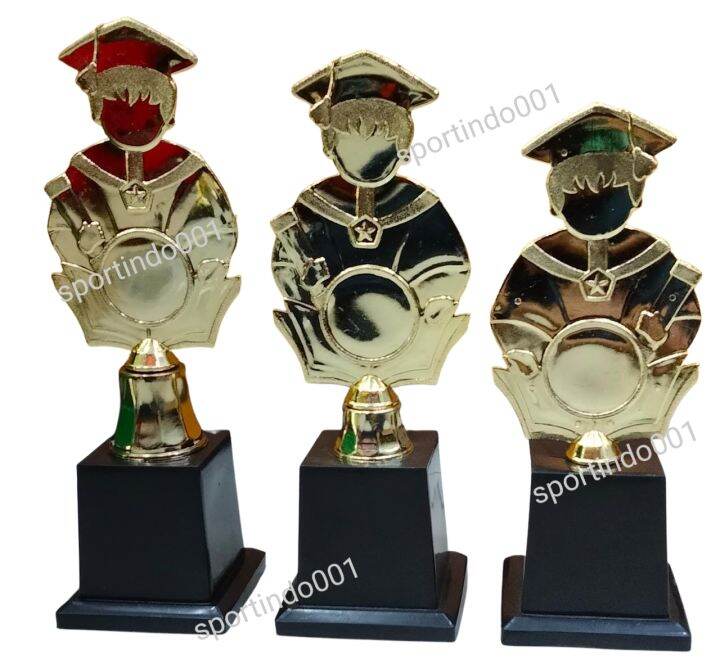 Trophy / Piala / Trofi / Tropi Wisuda Putra dan Putri (Harga 1set 3bh ...