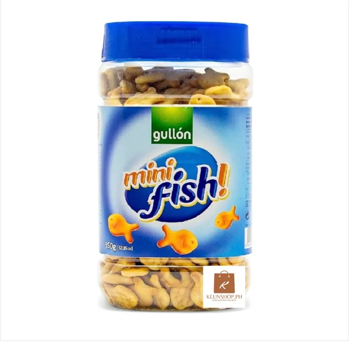 Gullon Mini Fish Crackers in Jar 350g | Lazada PH