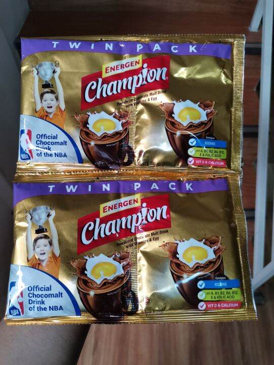 Energen Champion Twin Pack (4 pieces) | Lazada PH