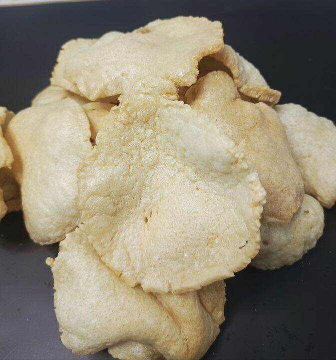 1 kg kerupuk puli rambak mentah / kerupuk rasa bawang / kerupuk rambak ...